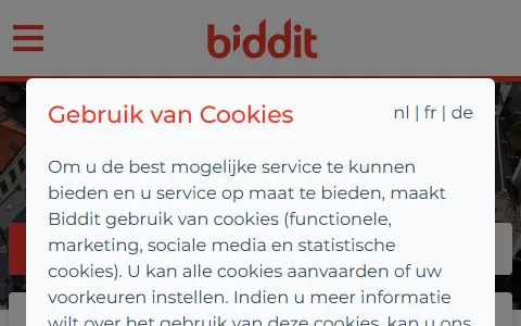 Is Biddit down? See if Biddit.be is not working or has problems