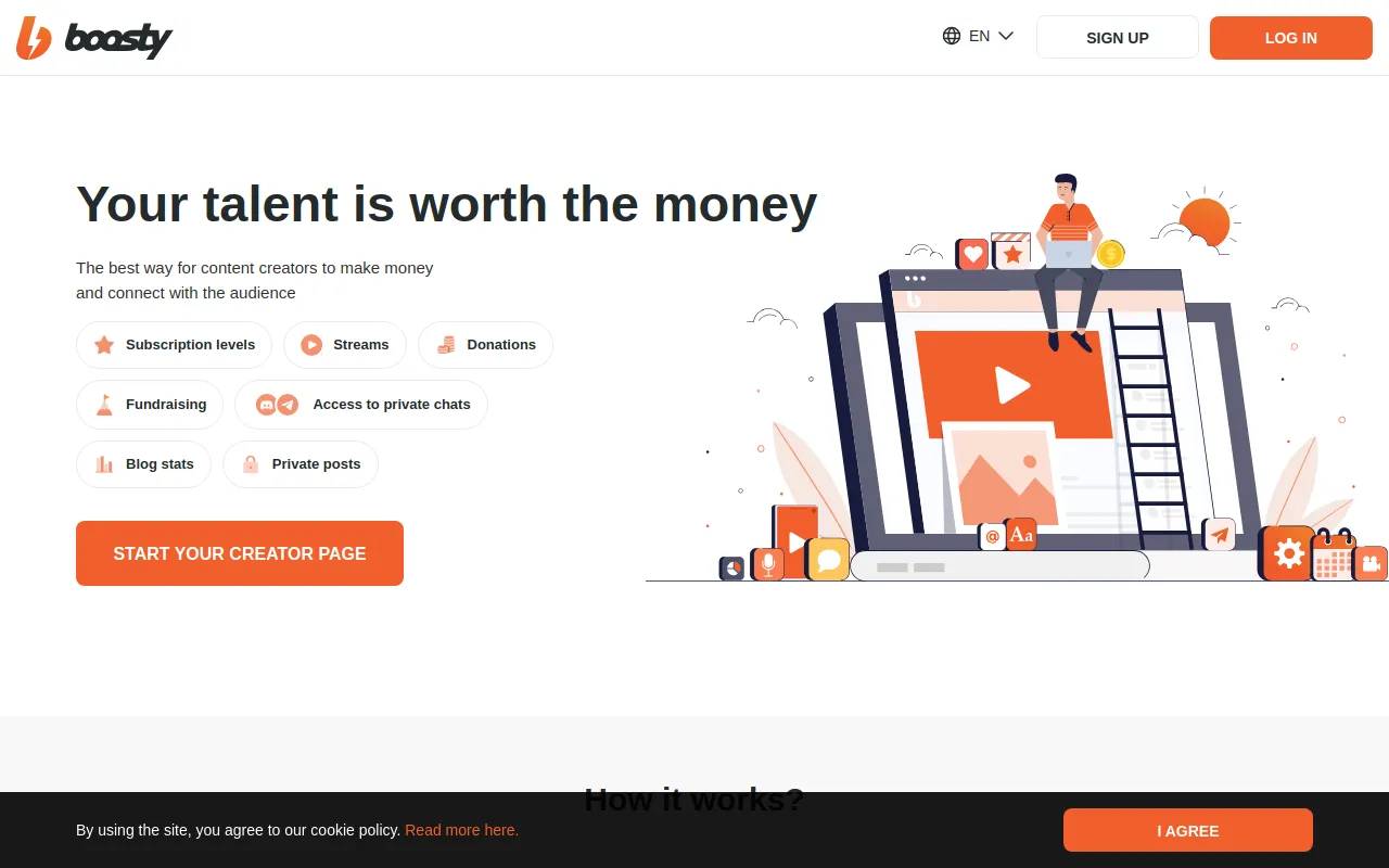 Is Boosty.to down? See if Boosty.to is not working or has problems