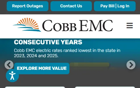 Is Cobb EMC down? See if Cobbemc.com is not working or has problems