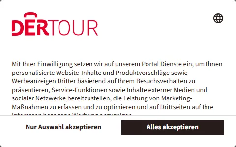 Is DERTOUR down? See if Dertour.de is not working or has problems
