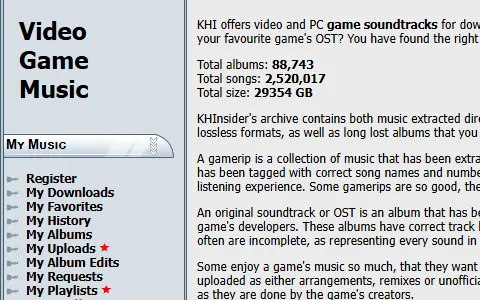 Is Khinsider Downloads down? See if Downloads.khinsider.com is not working or has problems