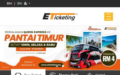 Is Eticketing down? See if Eticketing.my is not working or has problems