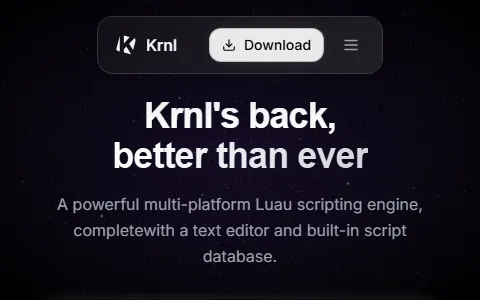 Is Krnl down? See if Krnl.cat is not working or has problems