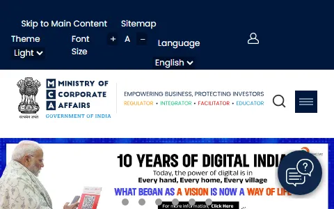 Is Mca.gov down? See if Mca.gov.in is not working or has problems