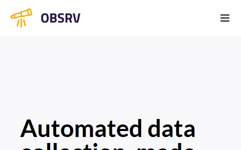 Is Obsrv.app down? See if Obsrv.app is not working or has problems