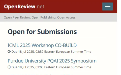 Is OpenReview down? See if Openreview.net is not working or has problems