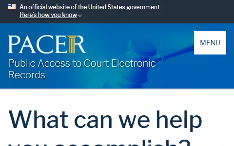 Is PACER down? See if Pacer.gov is not working or has problems