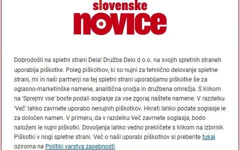 Is Slovenske Novice down? See if Slovenskenovice.si is not working or ...
