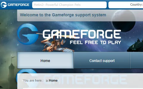 Is Gameforge down? See if Tera.support.gameforge.com is not working or has problems