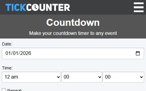 Is TickCounter down? See if Tickcounter.com is not working or has problems