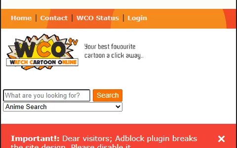 Is Wco down? See if Wco.tv is not working or has problems